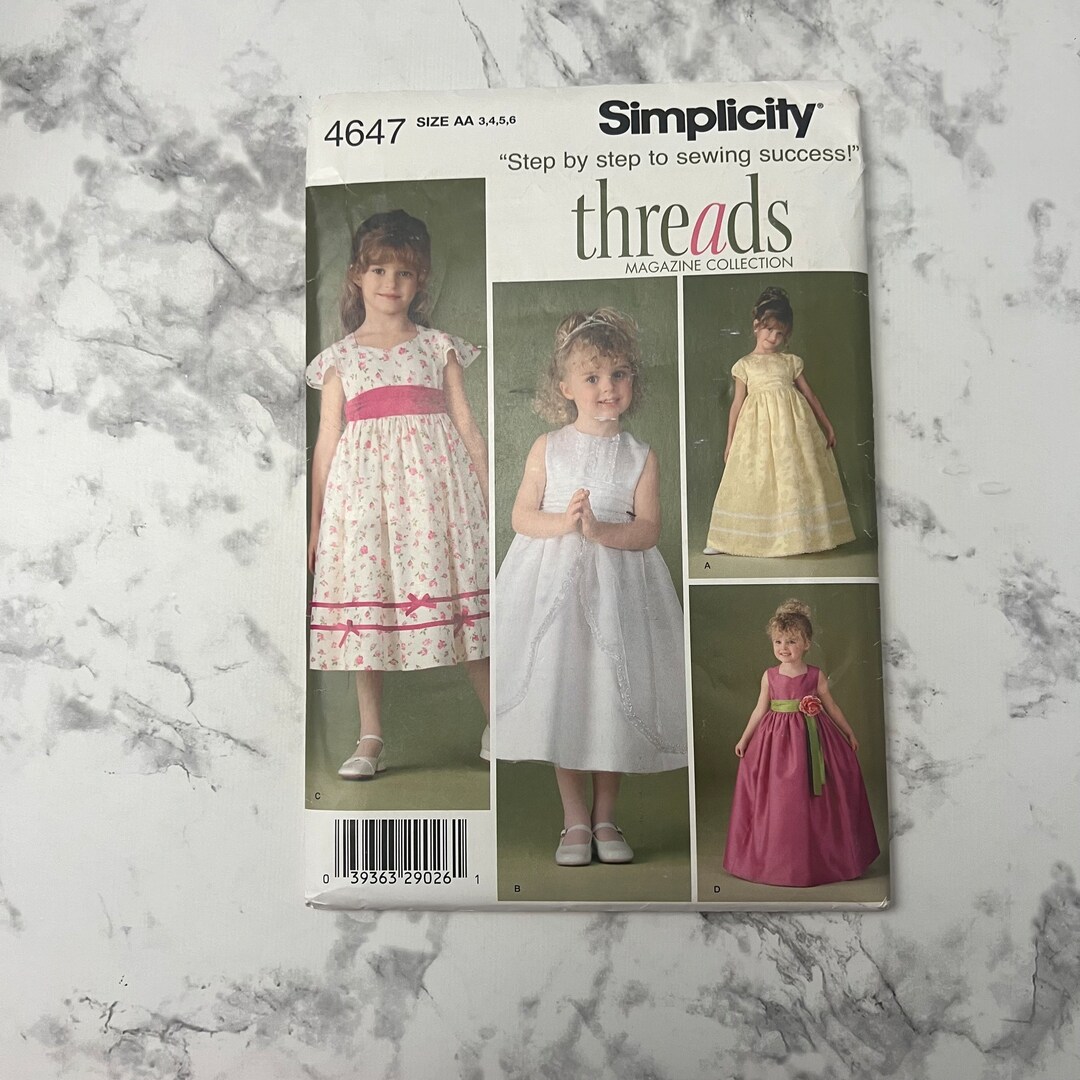 Early 2000s Threads Magazine Collection Child's Special Occasion Dress ...