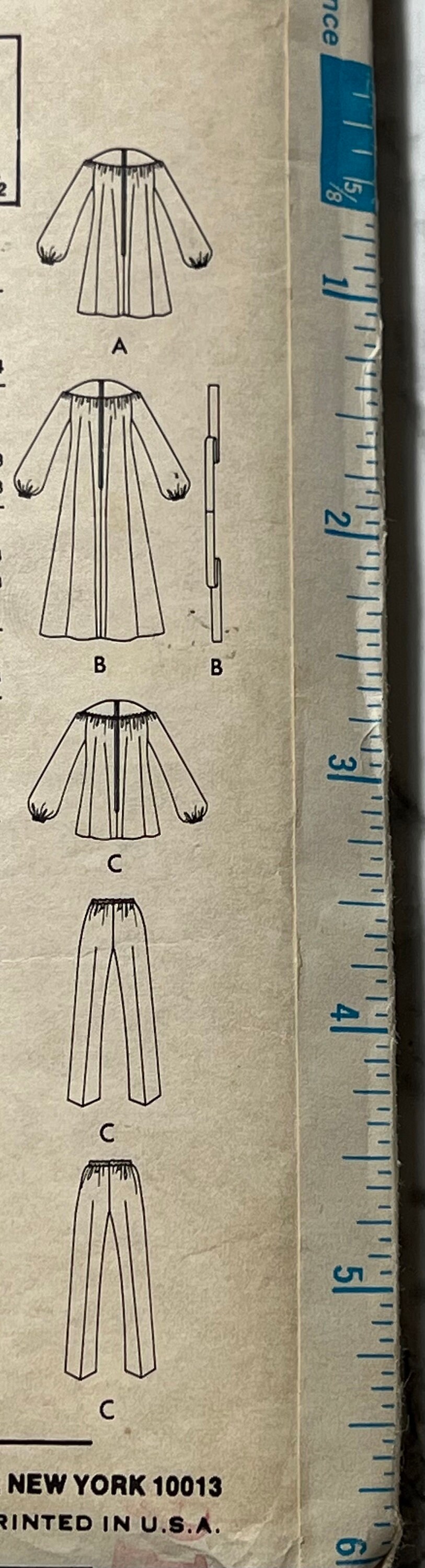 70s Easy Misses Dress, Top, and Pants Pattern, Simple to Sew Easy Five ...