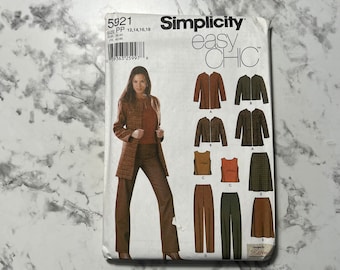 Early 2000s Six Sew Fast and Easy Misses'/misses' Petite Skirt Pattern ...