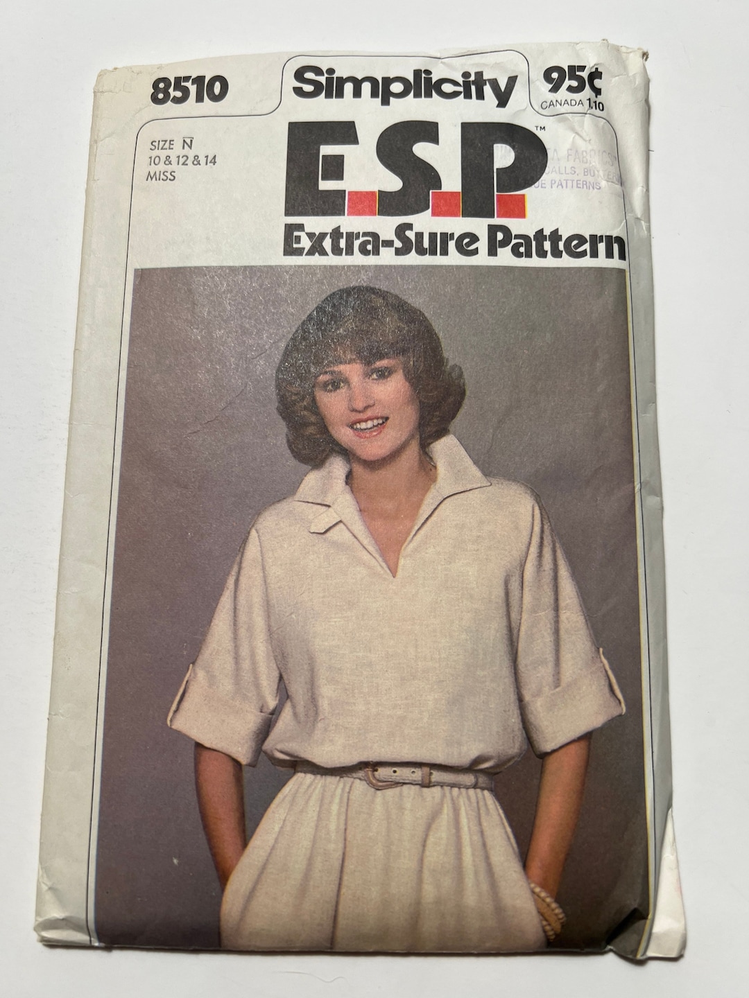 70s Extra Sure Pattern Misses Pullover Dress Pattern, SEE DESCRIPTION ...