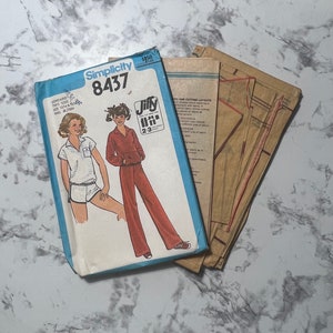 70s Young Junior/teens' Jiffy Pants, and Shorts Pattern, MISSING PIECES ...