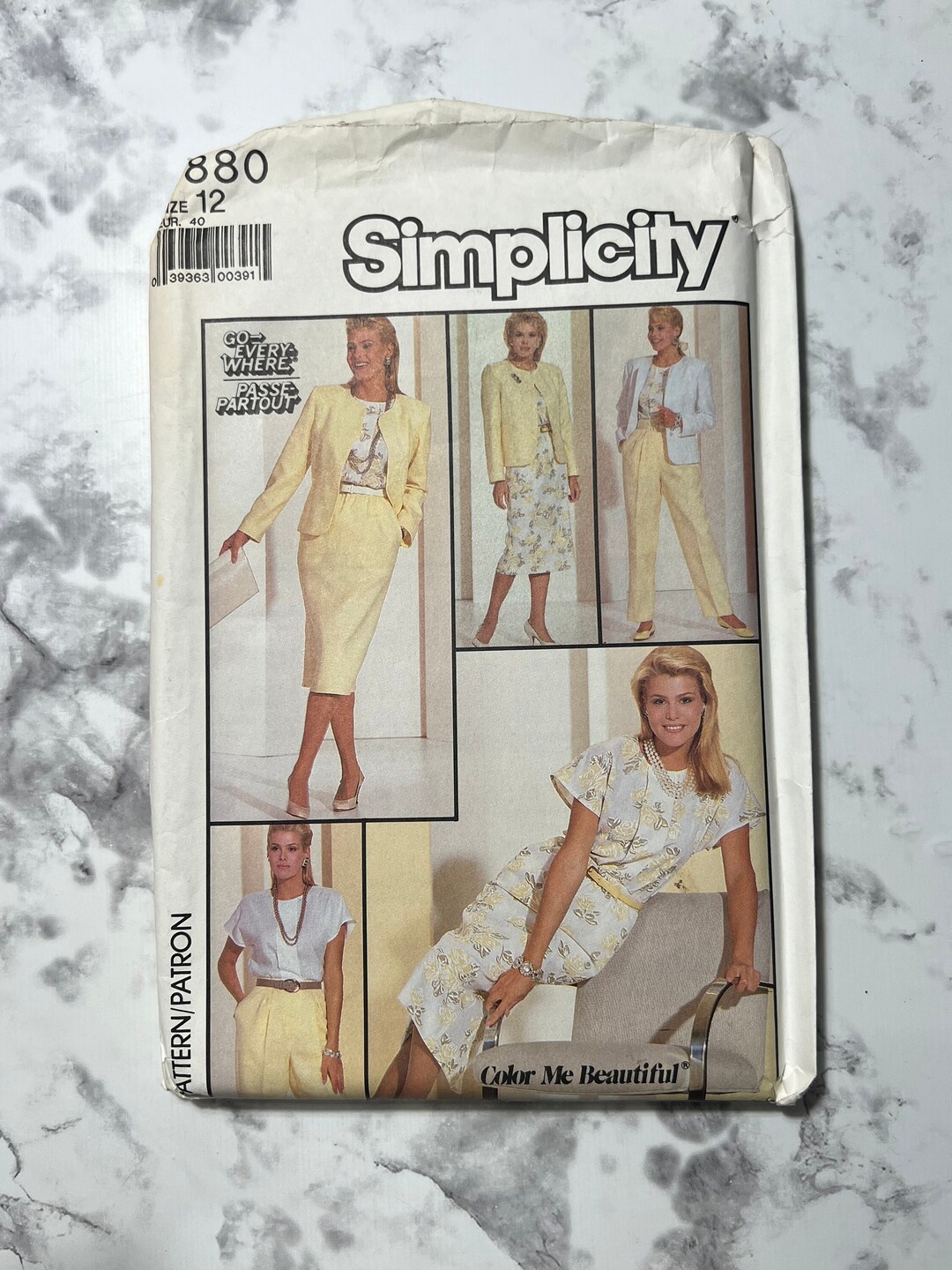 80s "go Everywhere" Misses Blouse, Skirt, Pants, and Semi-fitted Lined ...