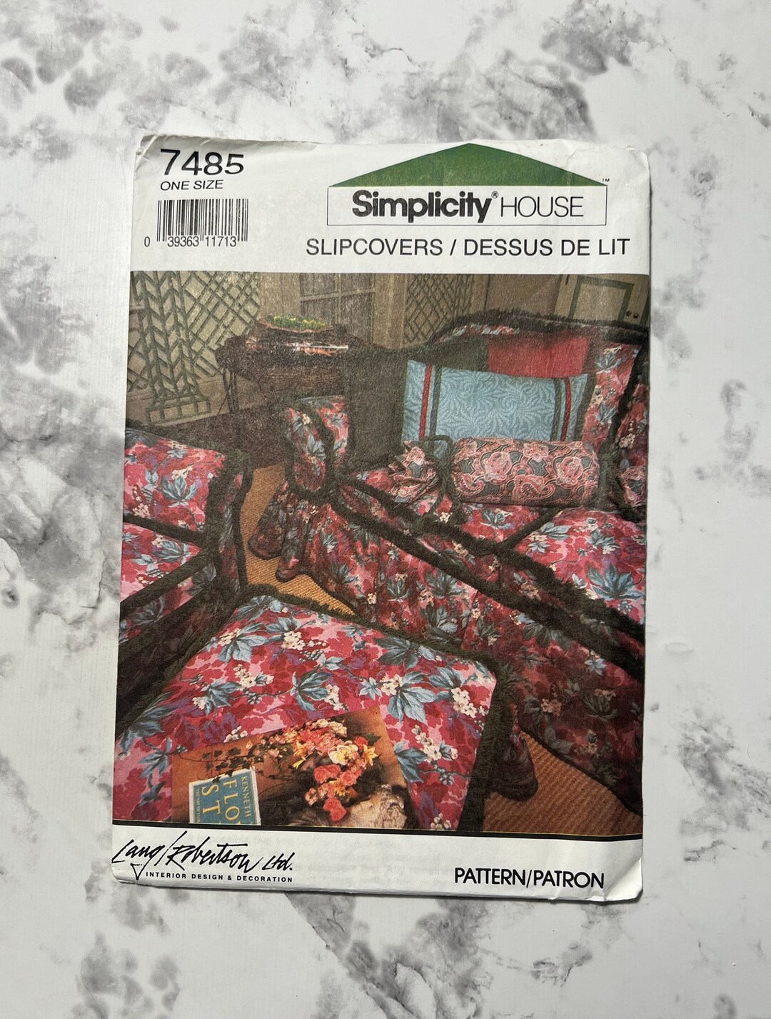 90s Simplicity House Lang Robertson Slipcovers Pattern, Sew It Yourself ...