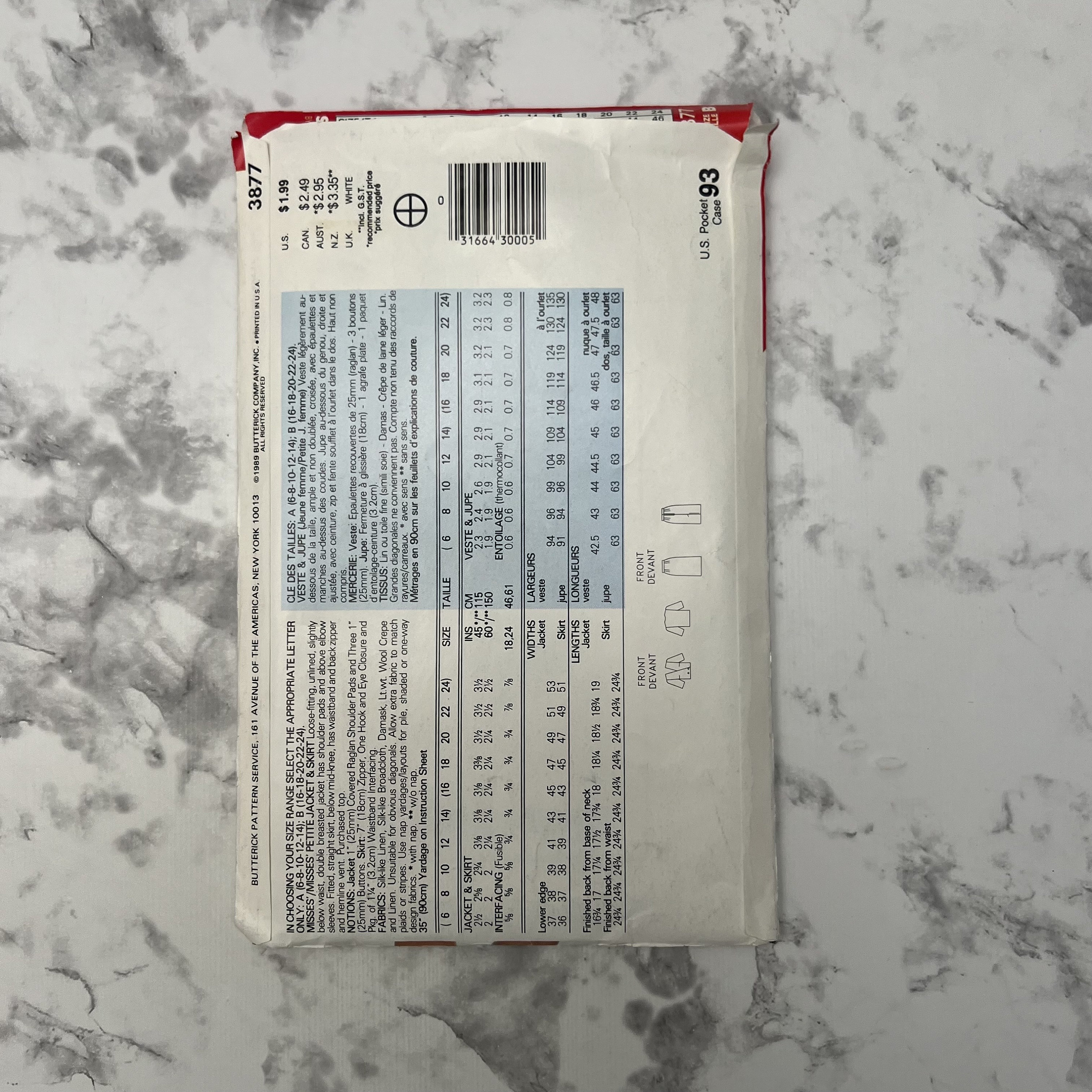 80s Very Easy Misses'/misses' Petite Jacket and Skirt Pattern, Short ...