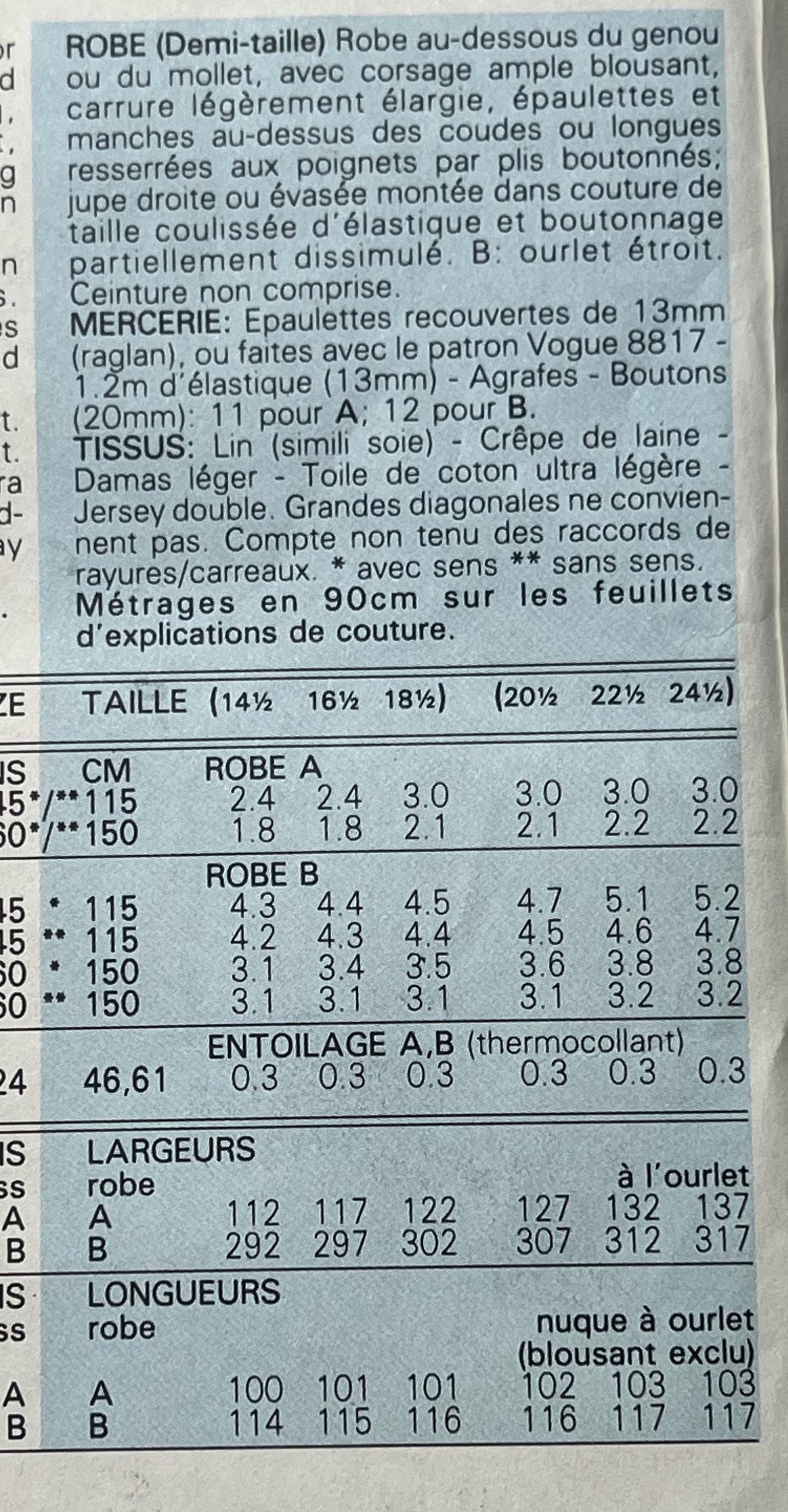 80s Very Easy Half Sizes Dress Pattern, Long or Short Sleeve Dress ...