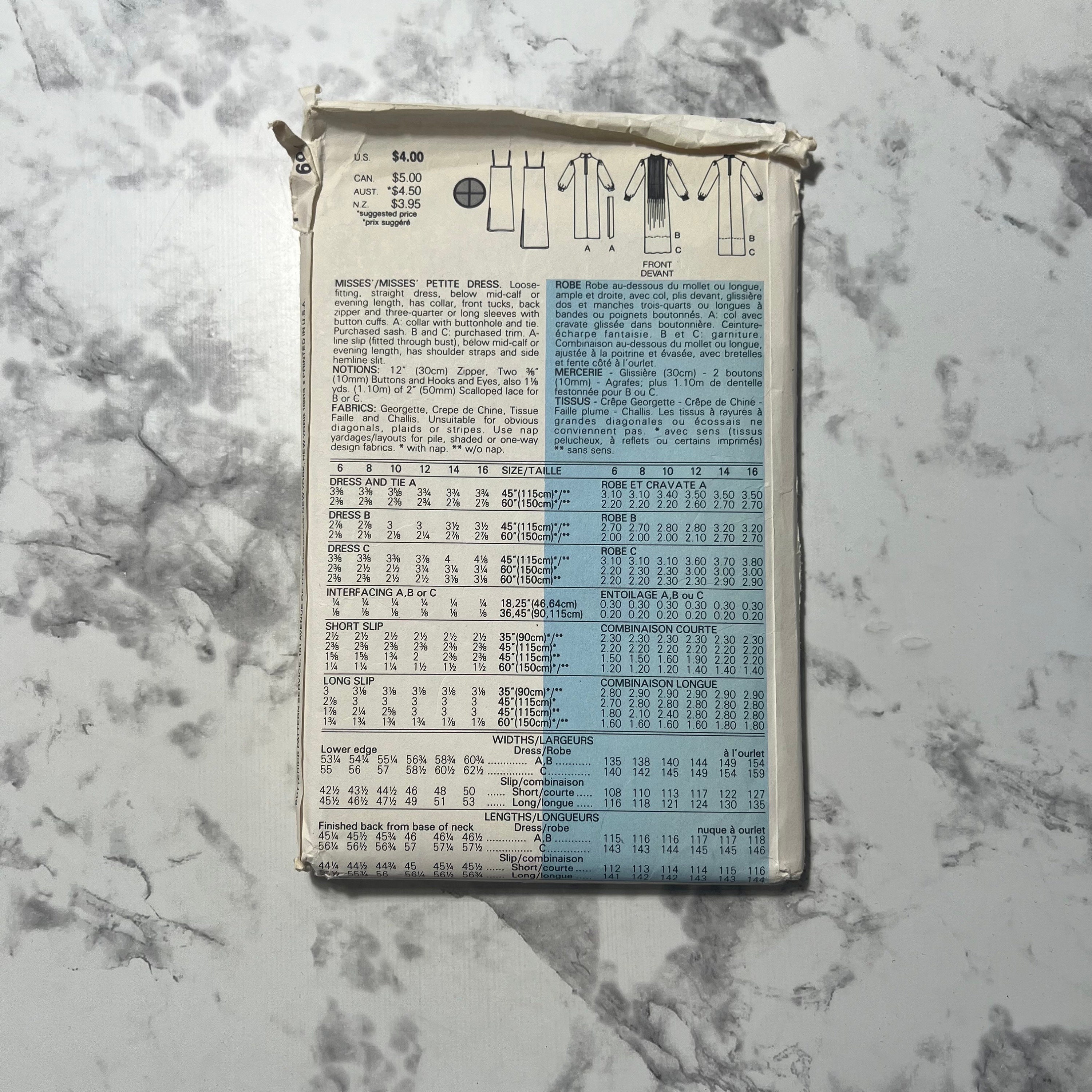 80s Misses'/misses' Petite Dress Pattern, Long Sleeve Midi or Maxi ...