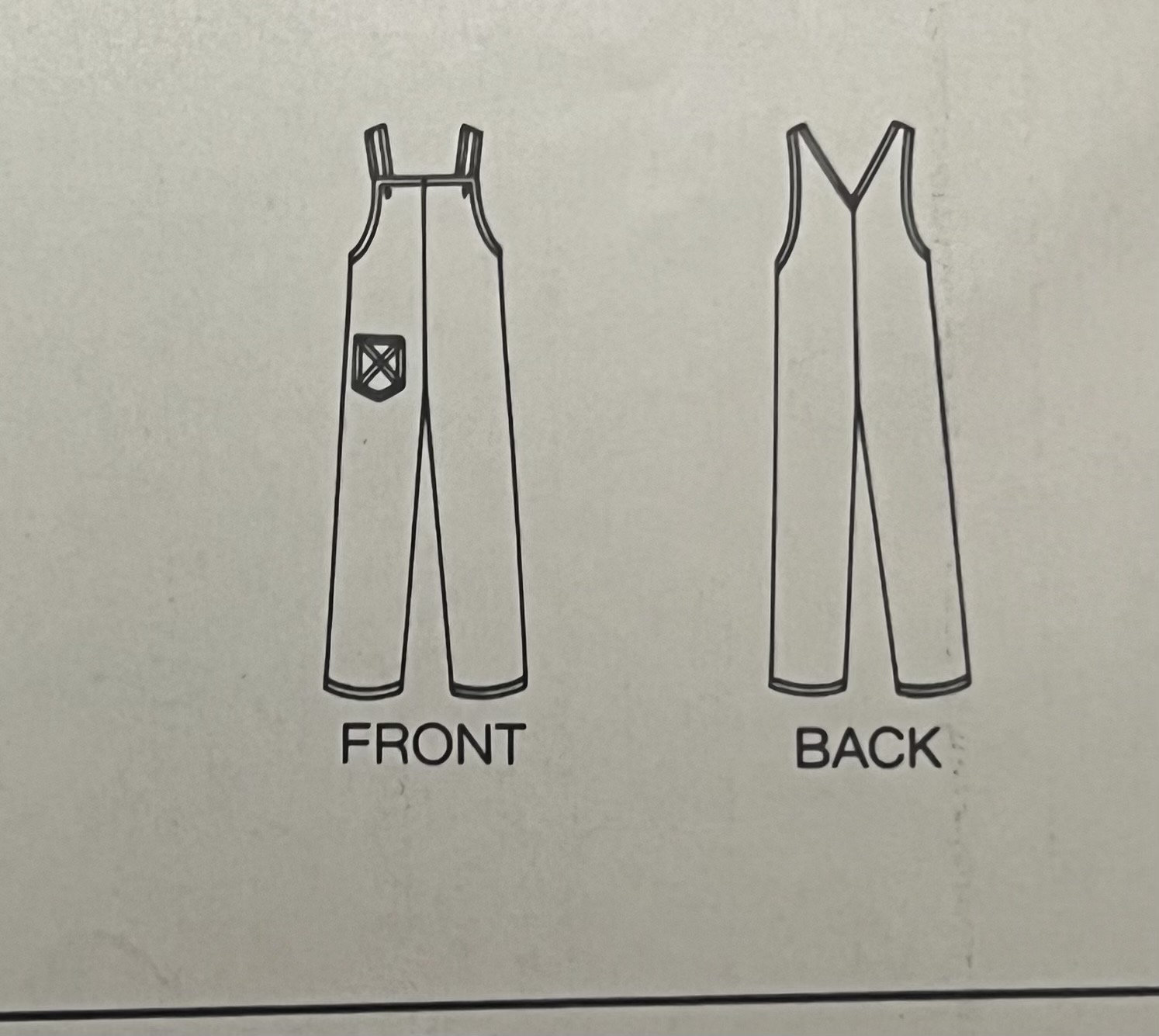 80s Toddlers' Overalls Pattern, Unisex Straight Leg Children's Bib ...