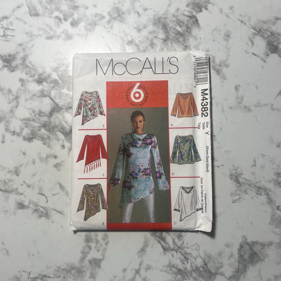 Early 2000s 6 Great Looks, 1 Easy Pattern, Misses'/miss Petite Tops and ...