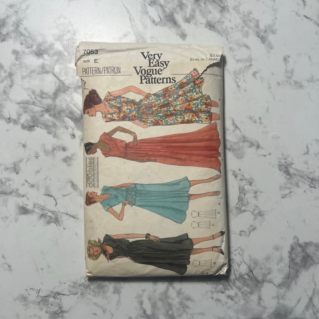 70s Very Easy Misses' Dress, Top, and Skirt Pattern, Short Sleeve Dress ...