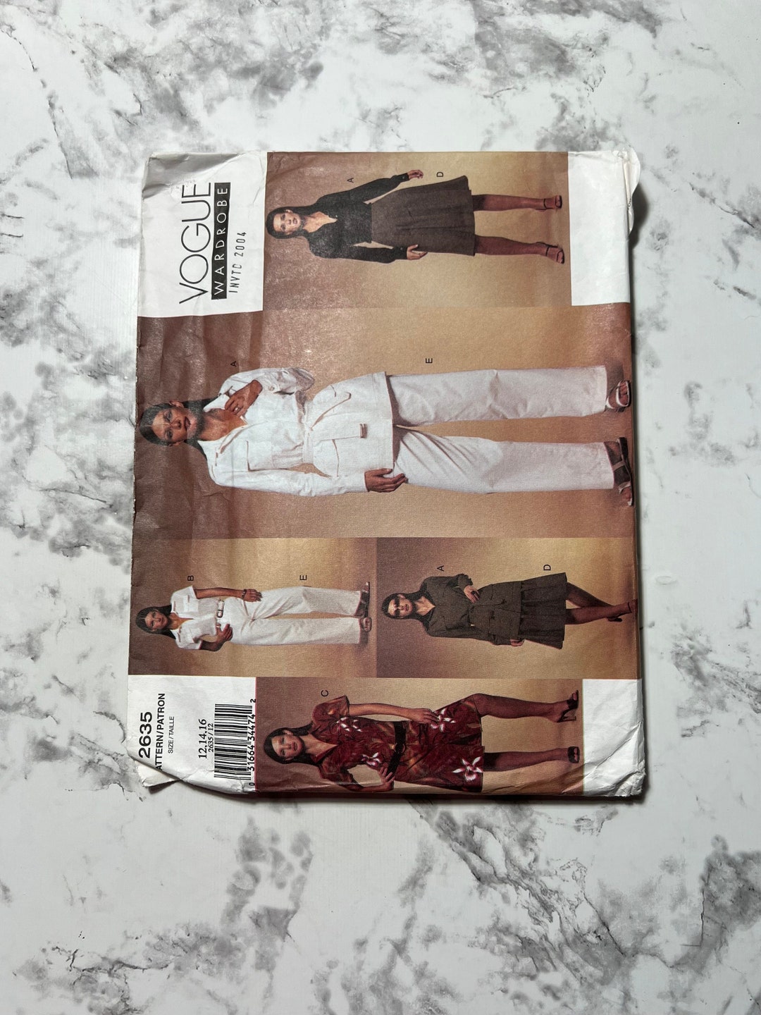 Early 2000s Vogue Wardrobe, Misses Jacket, Belt, Dress, Shirt, Skirt ...
