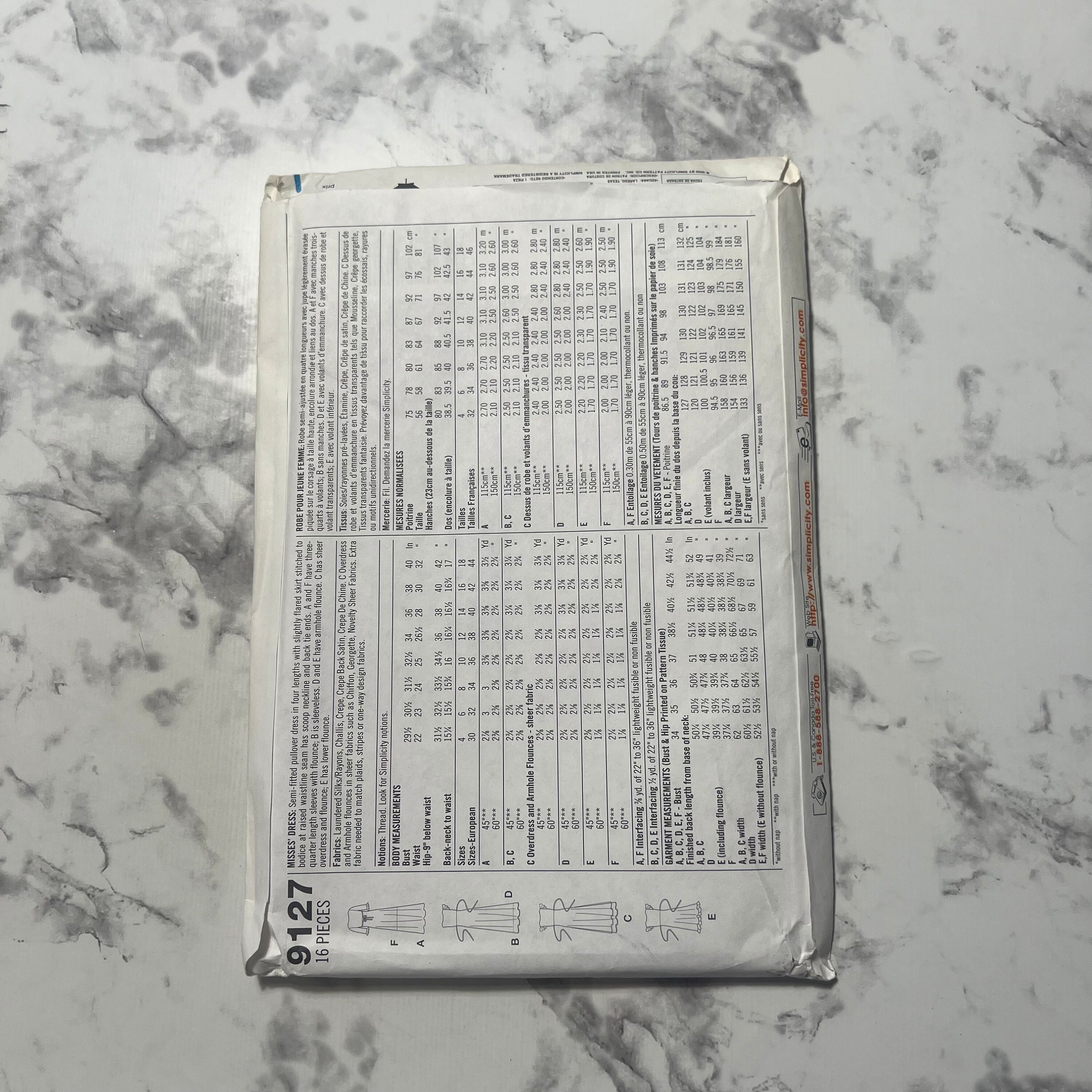 Early 2000s 6 Made Easy Misses' Dress Pattern, Easy Dress Pattern With ...