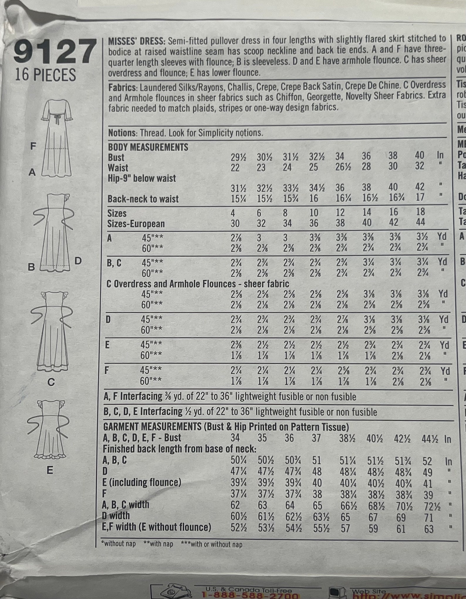Early 2000s 6 Made Easy Misses' Dress Pattern, Easy Dress Pattern With ...