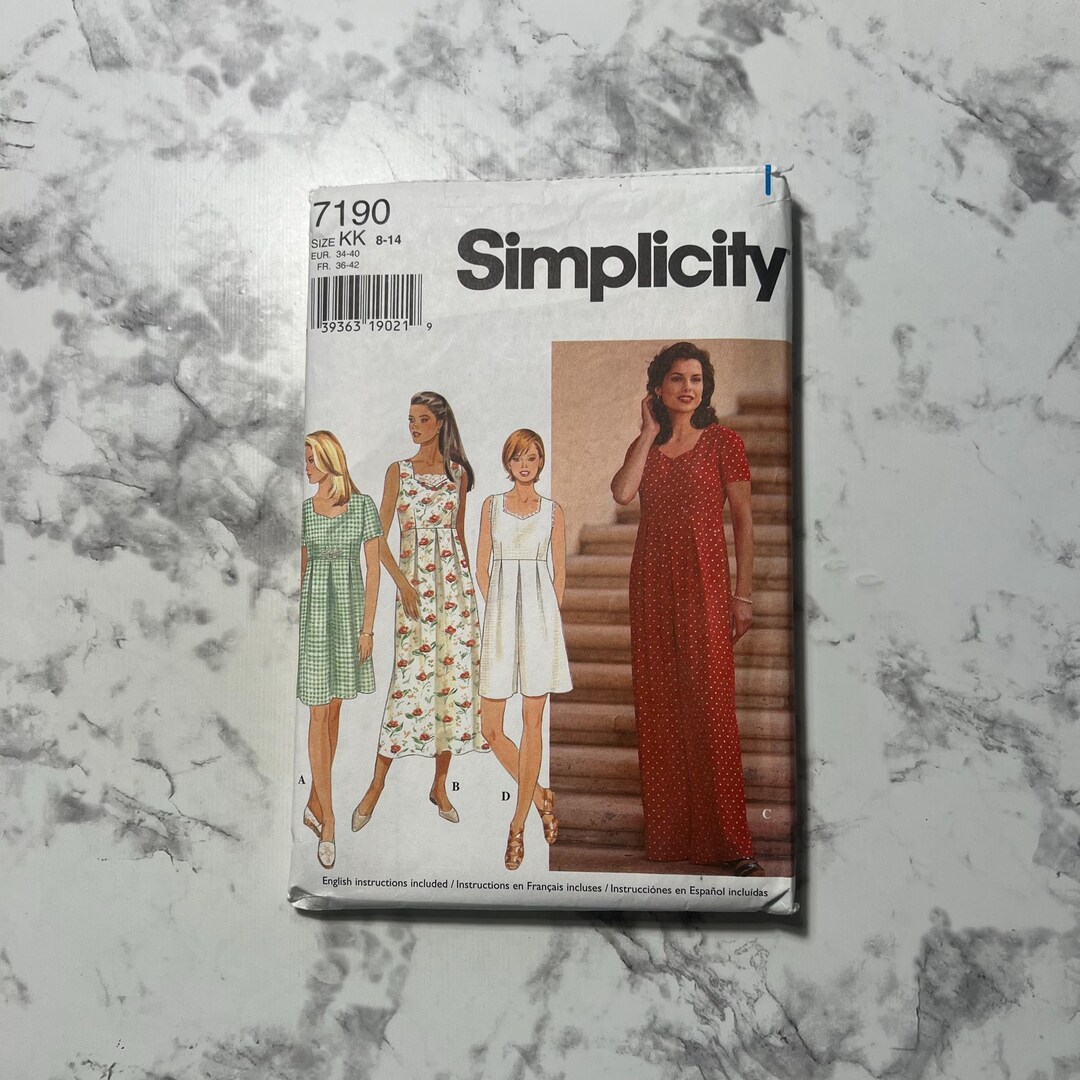 90s Misses'/miss Petite Dress and Romper Pattern, Short Sleeve or ...