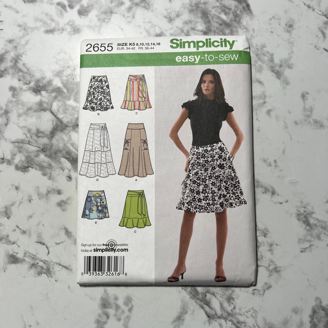 Easy to Sew Misses'/miss Petite Skirt Pattern in 3 Lengths, Flared ...