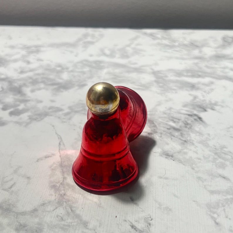 Vintage Collectible Avon Red Christmas Bells Sweet Honesty Cologne ...
