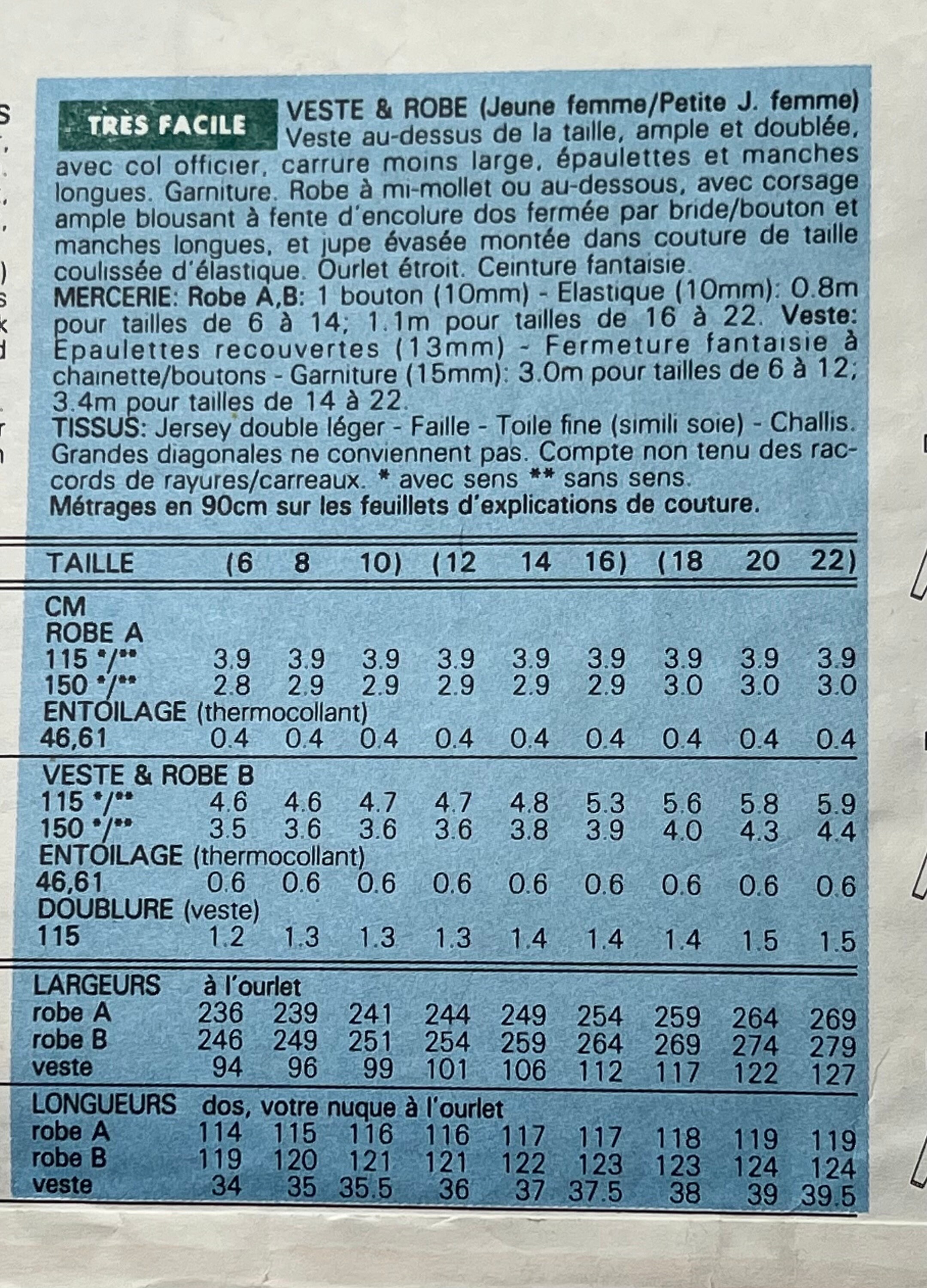 90s Fast and Easy Misses Jacket Pattern, MISSING DRESS PIECES, Fast and ...