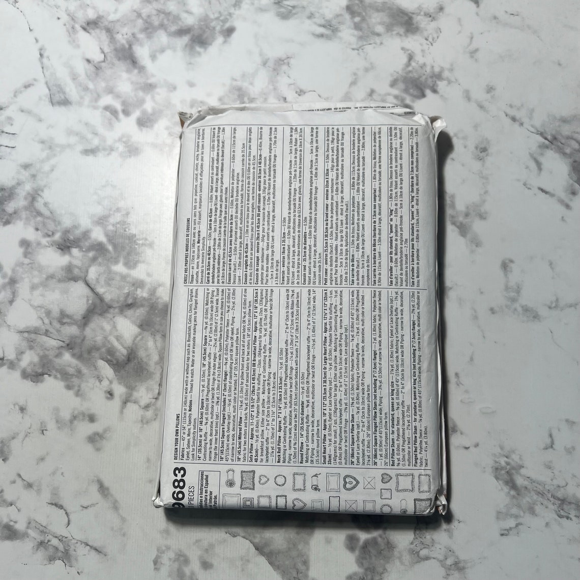 Early 2000s Home Design Your Own Pillows Pattern, Throw Pillows in ...