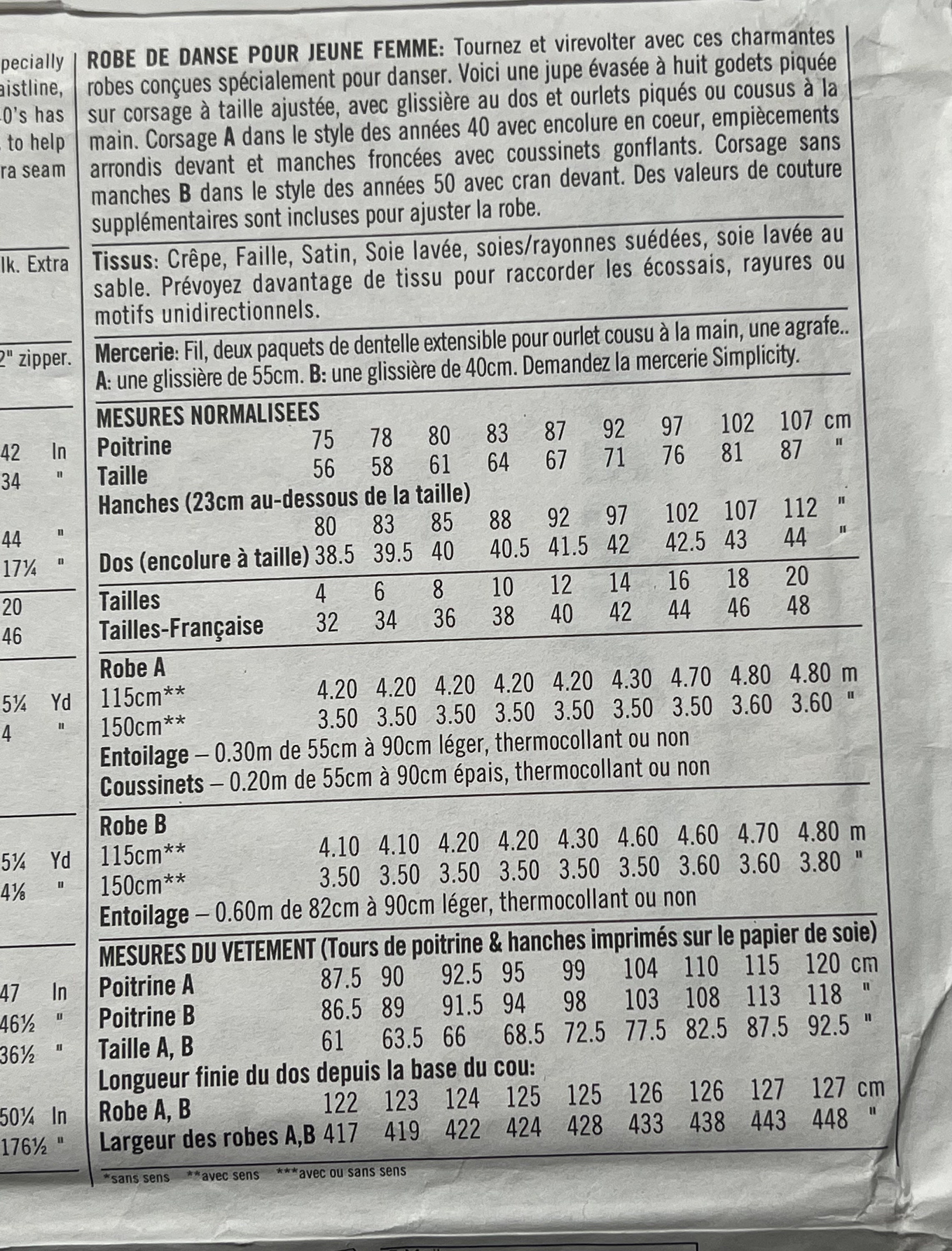 Retro Costume Collection, Misses Swing Dress Pattern, 50s Style Dress ...