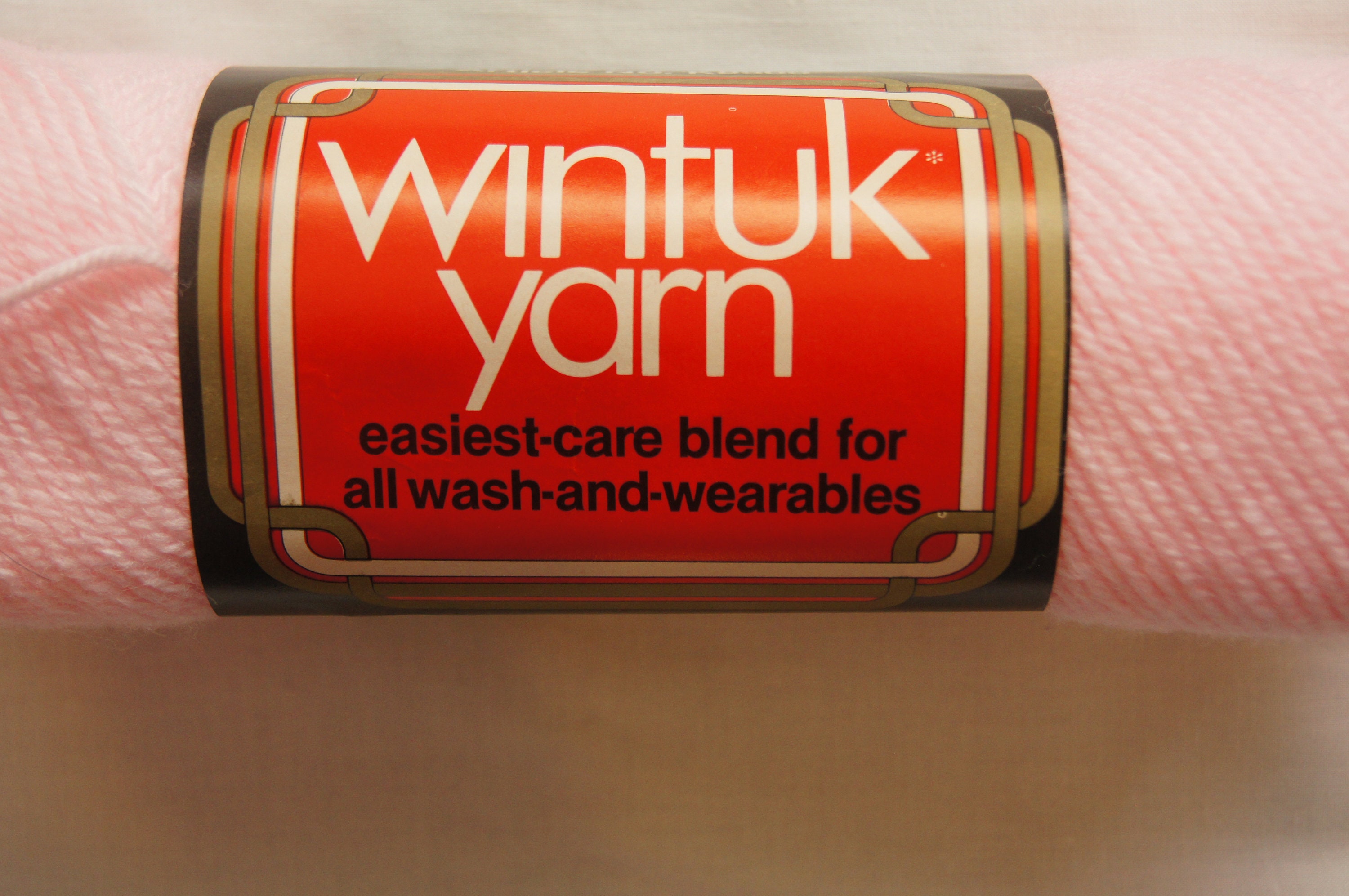 Vintage Wintuk Yarn 100% Acrylic 3025 Baby Pink - Etsy