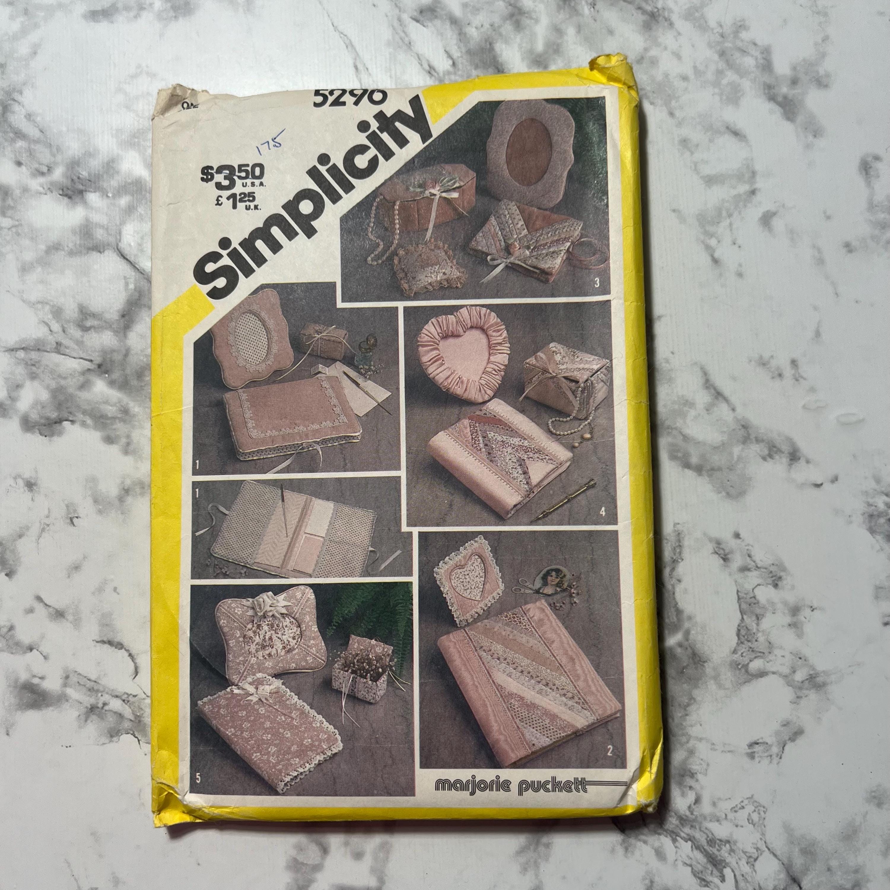 80s Marjorie Puckett Desk and Dresser Accessories Pattern, Fabric ...