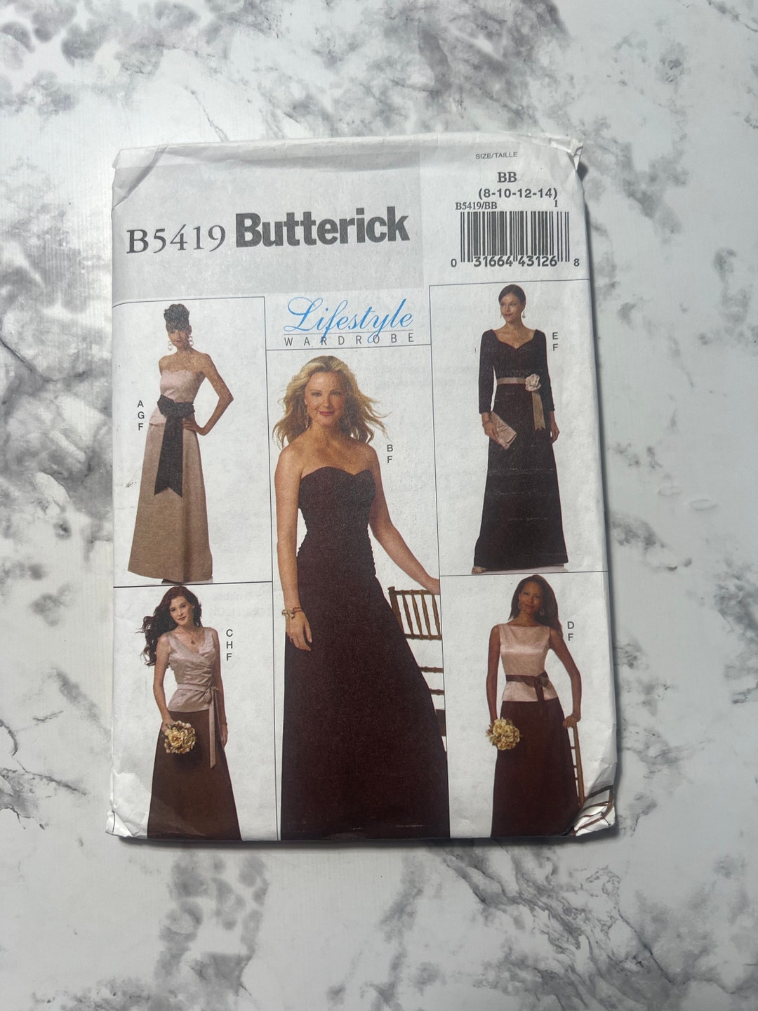 Lifestyle Wardrobe Misses's Top, Skirt, and Sash Pattern, Two Piece ...
