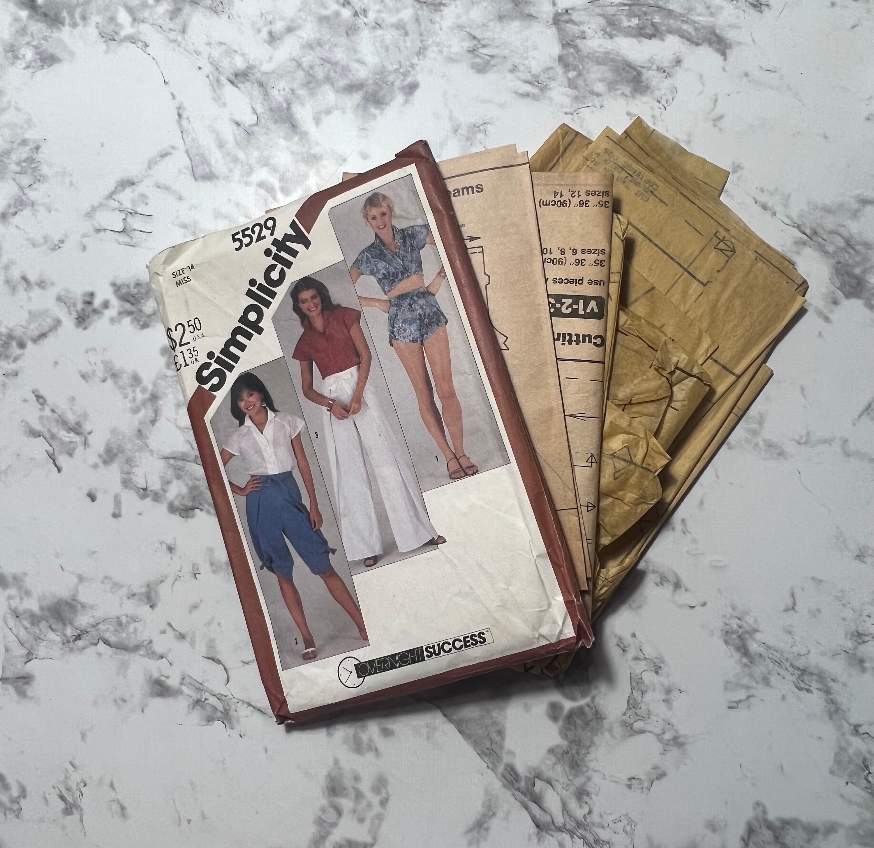 80s Overnight Success Misses Shirt, Front Wrap Pants, Knickers, and ...