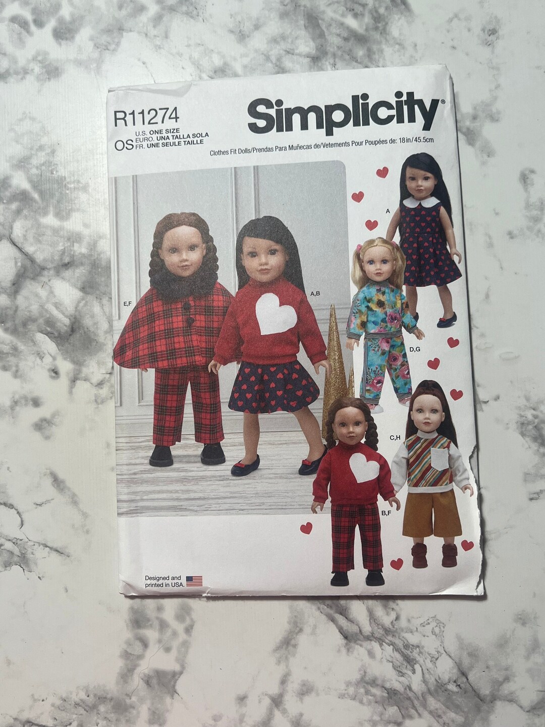 Doll Clothes for 18" (46 Cm) Dolls, Large Doll Dress, Shirt With ...