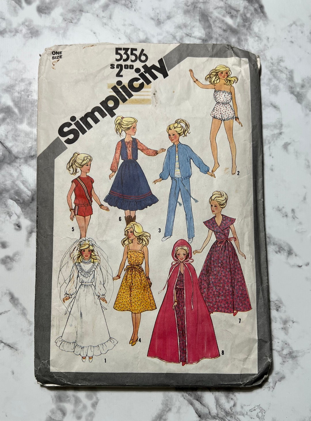 80s Wardrobe for 11.5" (29 Cm) Dolls Such as Barbie and 12.5" (32 Cm ...