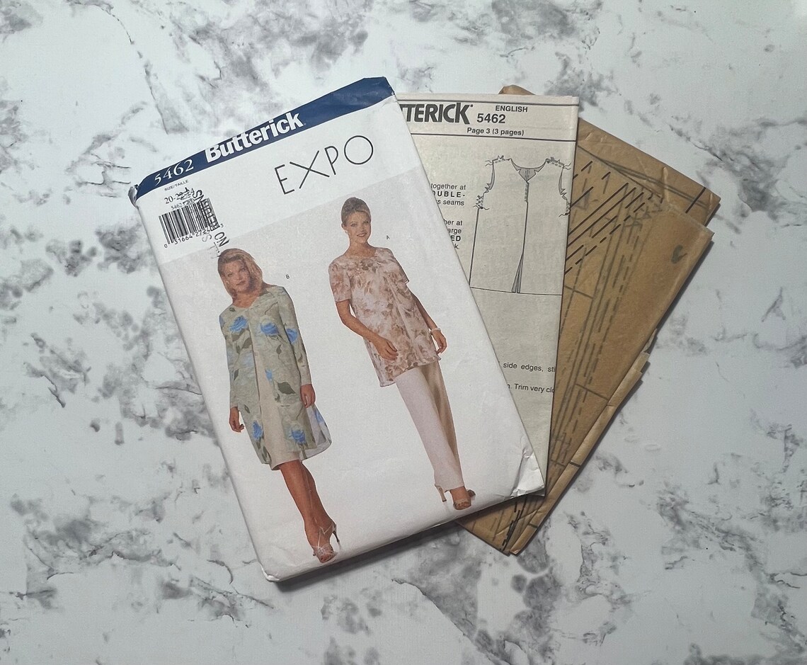 90s Expo Easy Misses Dress, Tunic, and Pants Pattern, Sheath Dress ...
