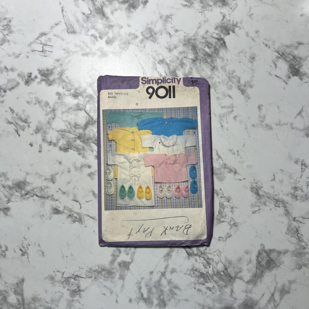 70s Babies' Kimono in 2 Lengths and Booties Pattern, Infant Shirts and ...