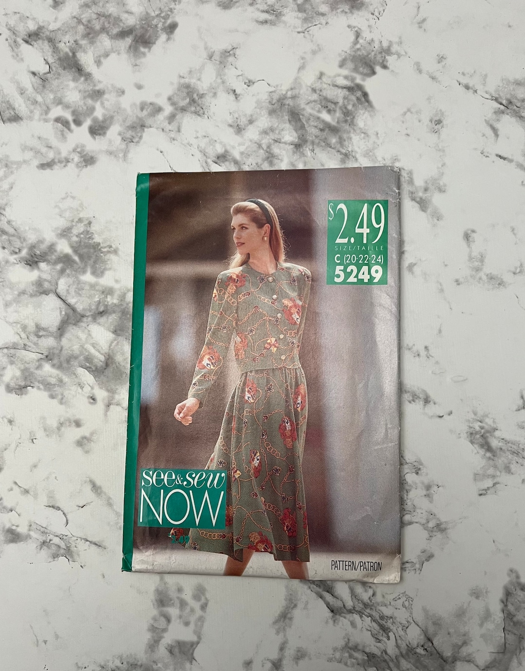 90s Very Easy Misses Top and Skirt Pattern, Long Sleeve Shirt and ...