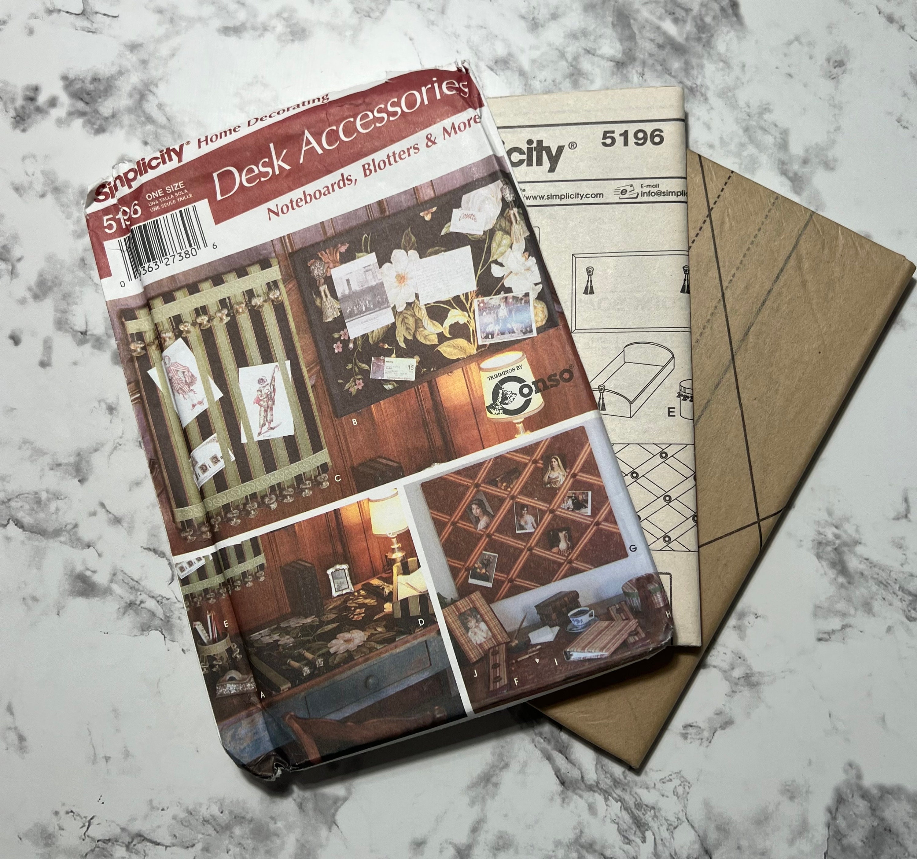 Early 2000s Desk Accessories Pattern, Noteboards, Blotters, and More ...