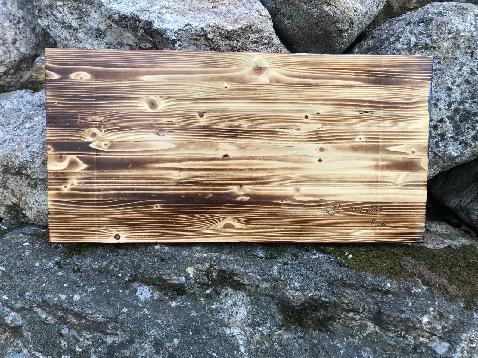 Madera ondulada tallada a mano de madera | Etsy