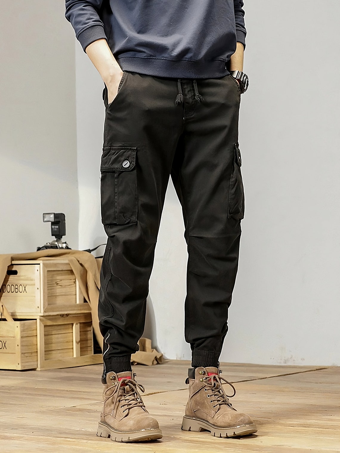 New Multi-pockets Spring Summer Cargo Pants Men Streetwear - Etsy