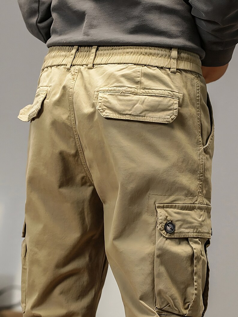New Multi-pockets Spring Summer Cargo Pants Men Streetwear - Etsy