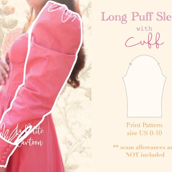 Puff Sleeve Pattern - Etsy