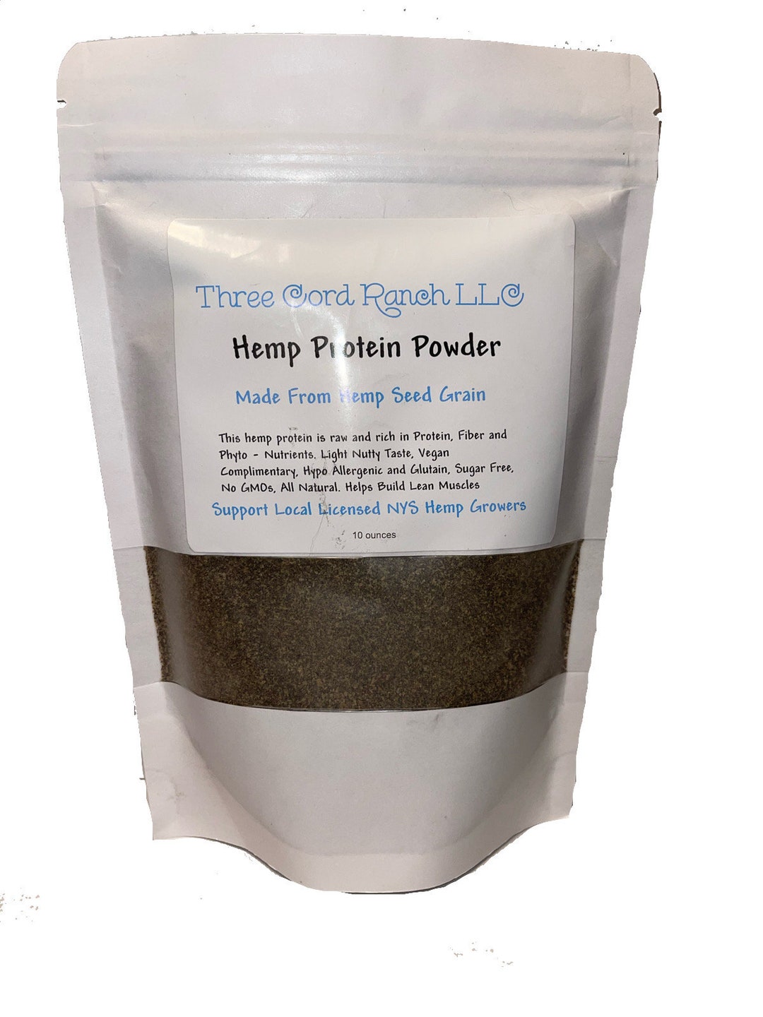 Hemp Protein Powder 10oz Bag by Buffalo Botanicals Inc - Etsy