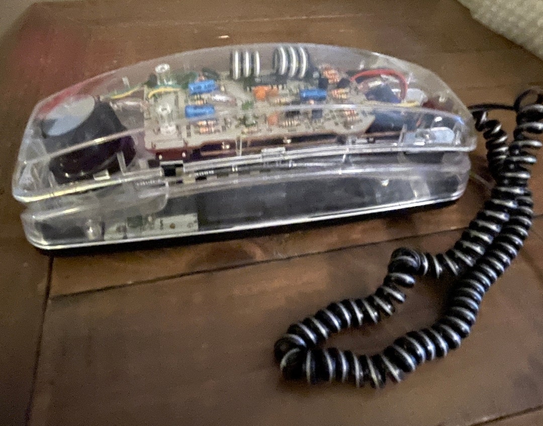 Vintage Lenox Sound Transparent Tech Phone - Etsy