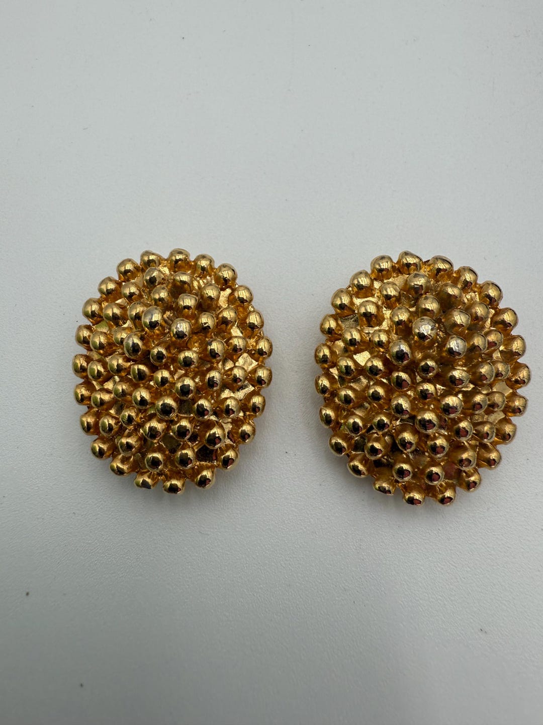 Vintage Bluette France Gold Bead Shoe Clips - Etsy