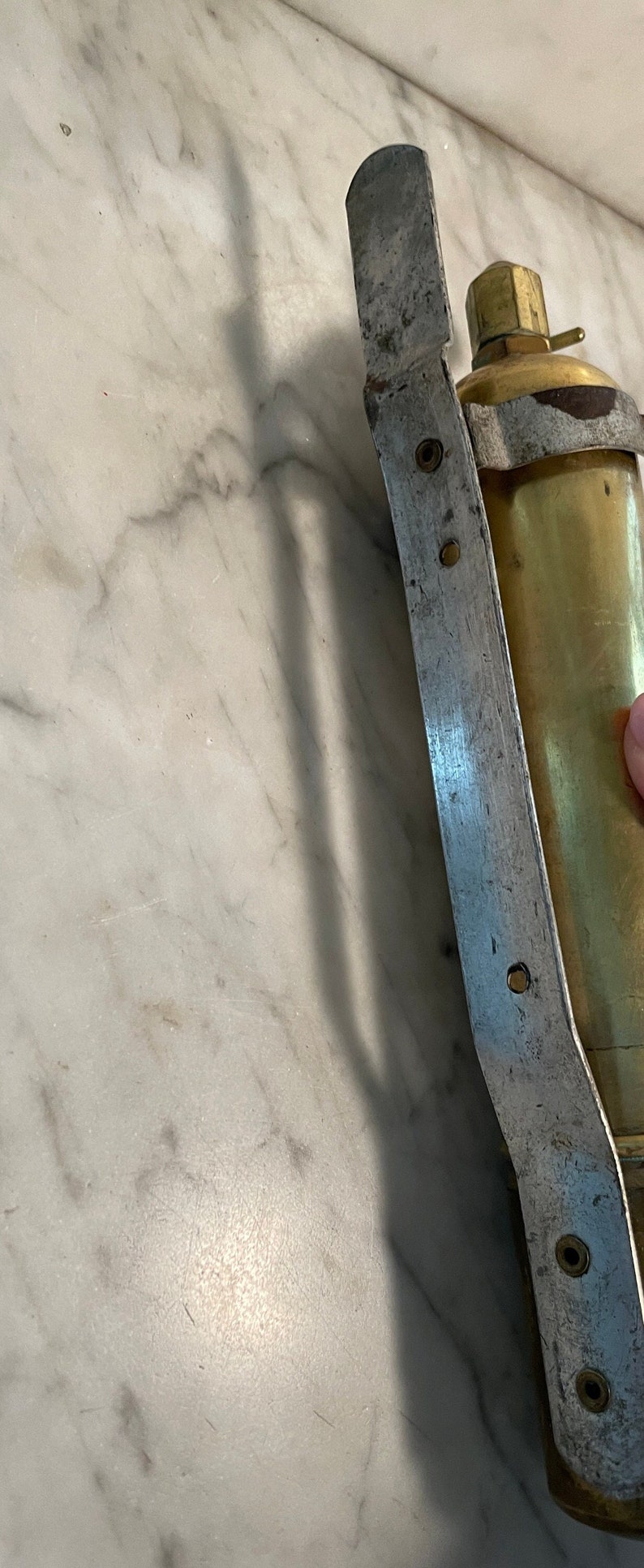 Antique Stop Fire Small Brass Wall Mount Fire Extinguisher - Etsy