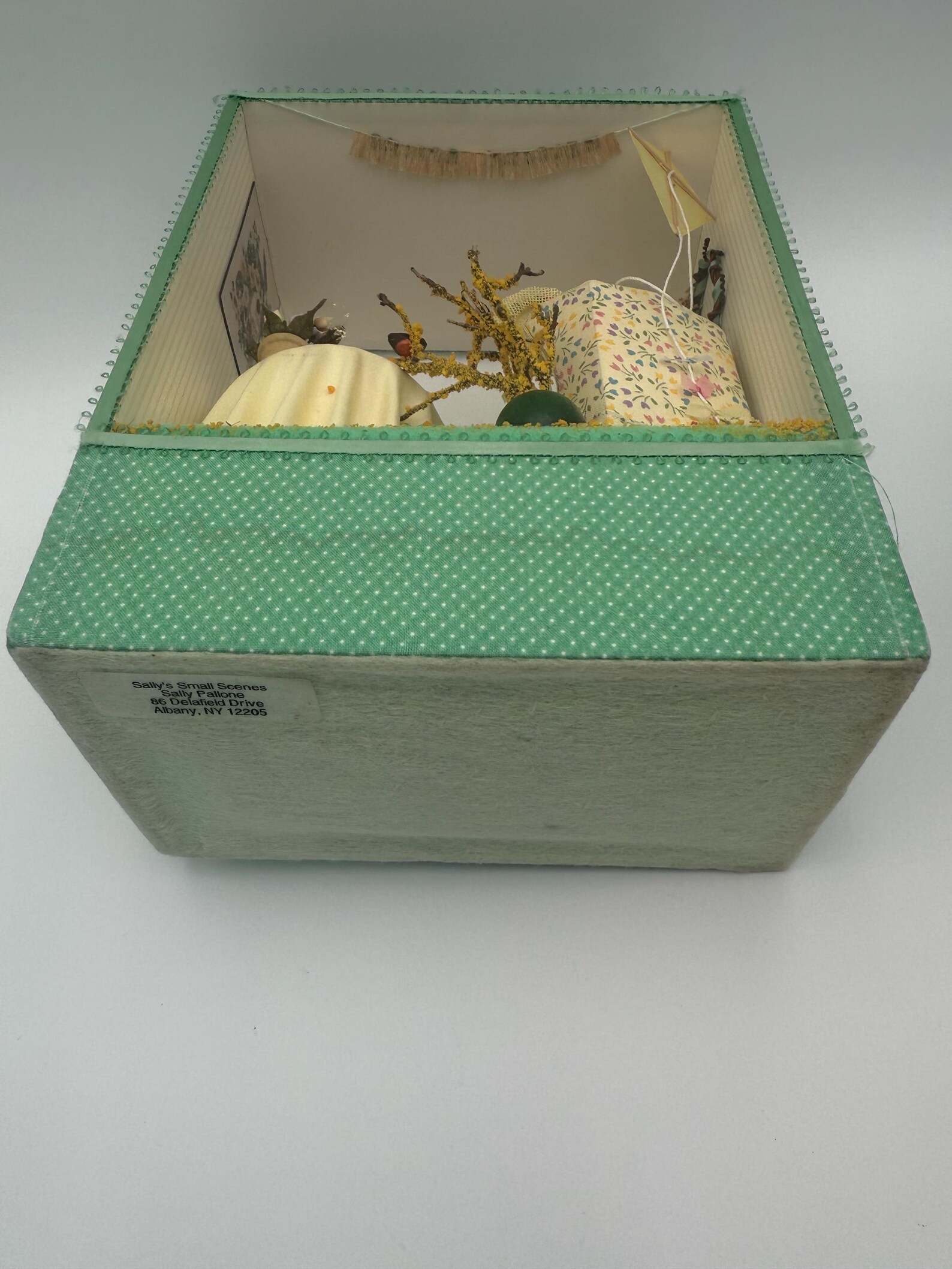Vintage Artisan Made Music Box Diorama From Albany Nyvintage - Etsy