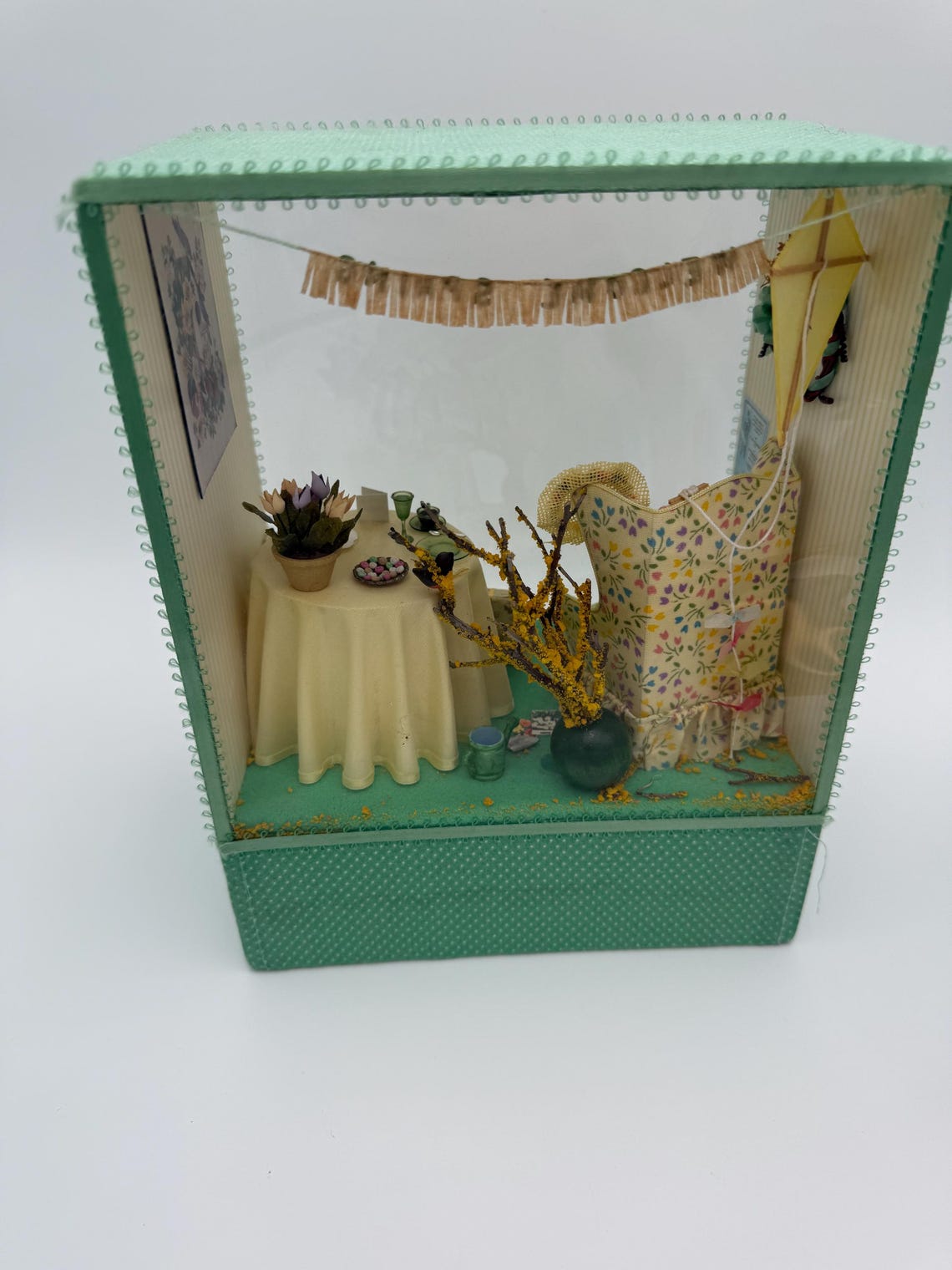 Vintage Artisan Made Music Box Diorama From Albany Nyvintage - Etsy