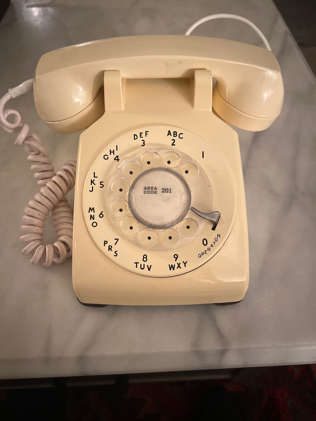 Vintage Cream Colored Bell System Rotary Phone Phone is in Great ...