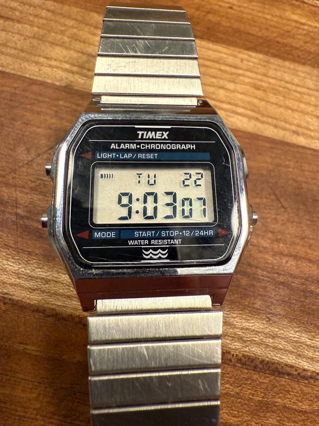 This Vintage Timex Digital Chronograph Wrist Watch is a Timeless Piece ...