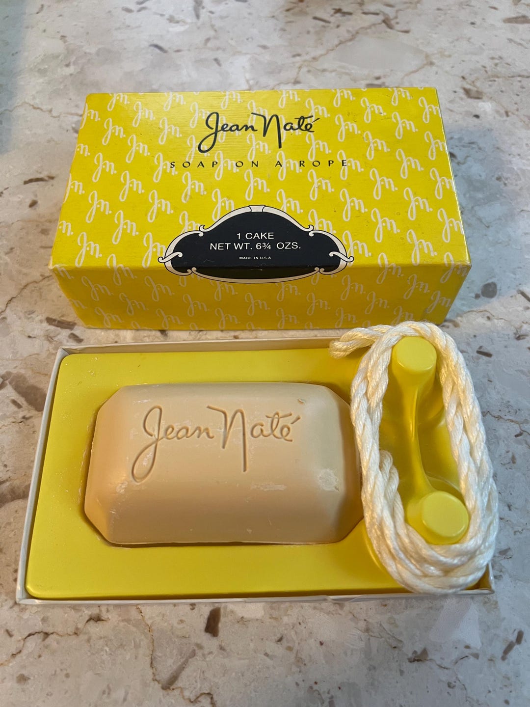 Vintage NOS Jean Nate Soap on a Rope. New in Box. - Etsy