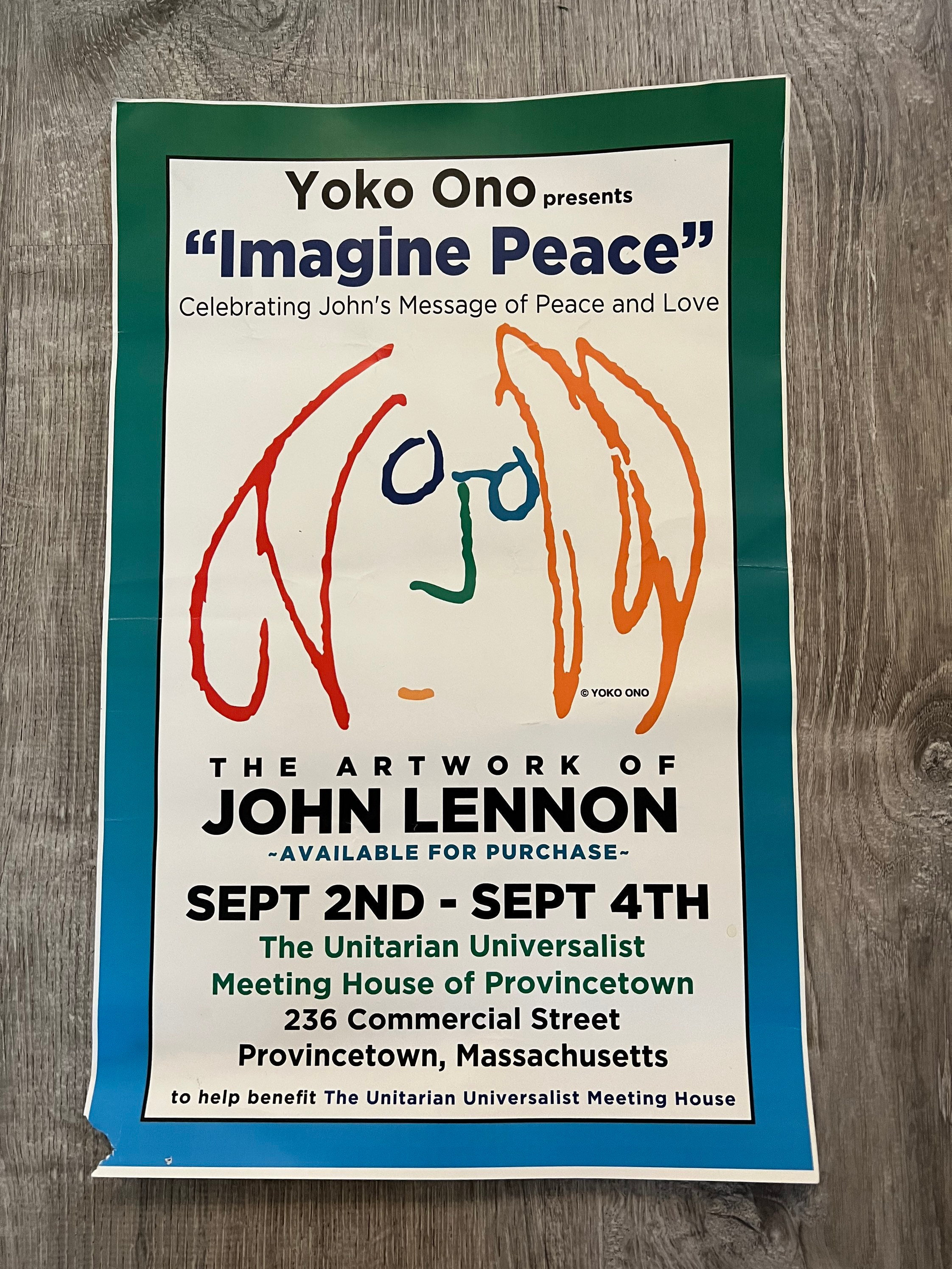 John Lennon Imagine Peace Poster