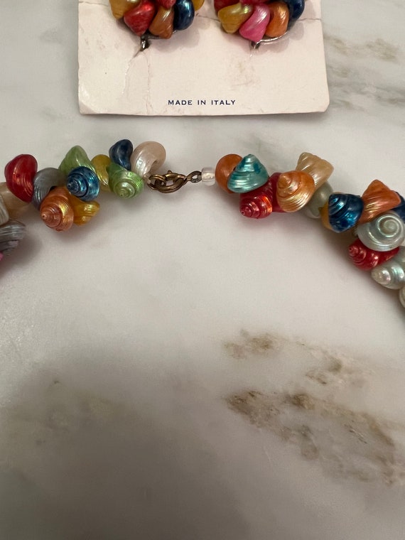 Vintage Venetian Shells multicolor rainbow seashell b… - Gem