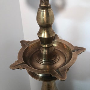 Vintage Brass Diya Bird Diwali Oil Lamp Stand - Etsy