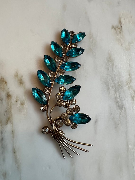 Large vintage bright blue - Gem