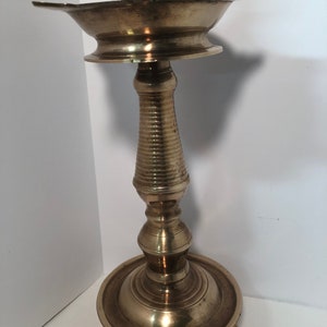 Vintage Brass Diya Bird Diwali Oil Lamp Stand - Etsy